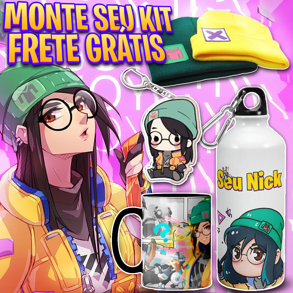 KIT MAIN KILLJOY (CANECA, GARRAFA, TOUCA e CHAVEIRO)